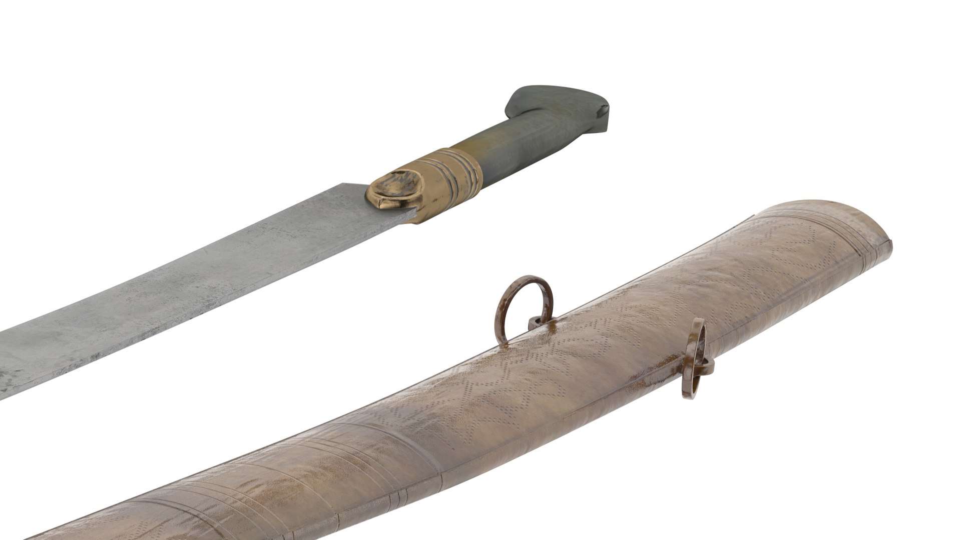 Yatagan Sword 3D Model - TurboSquid 1813262