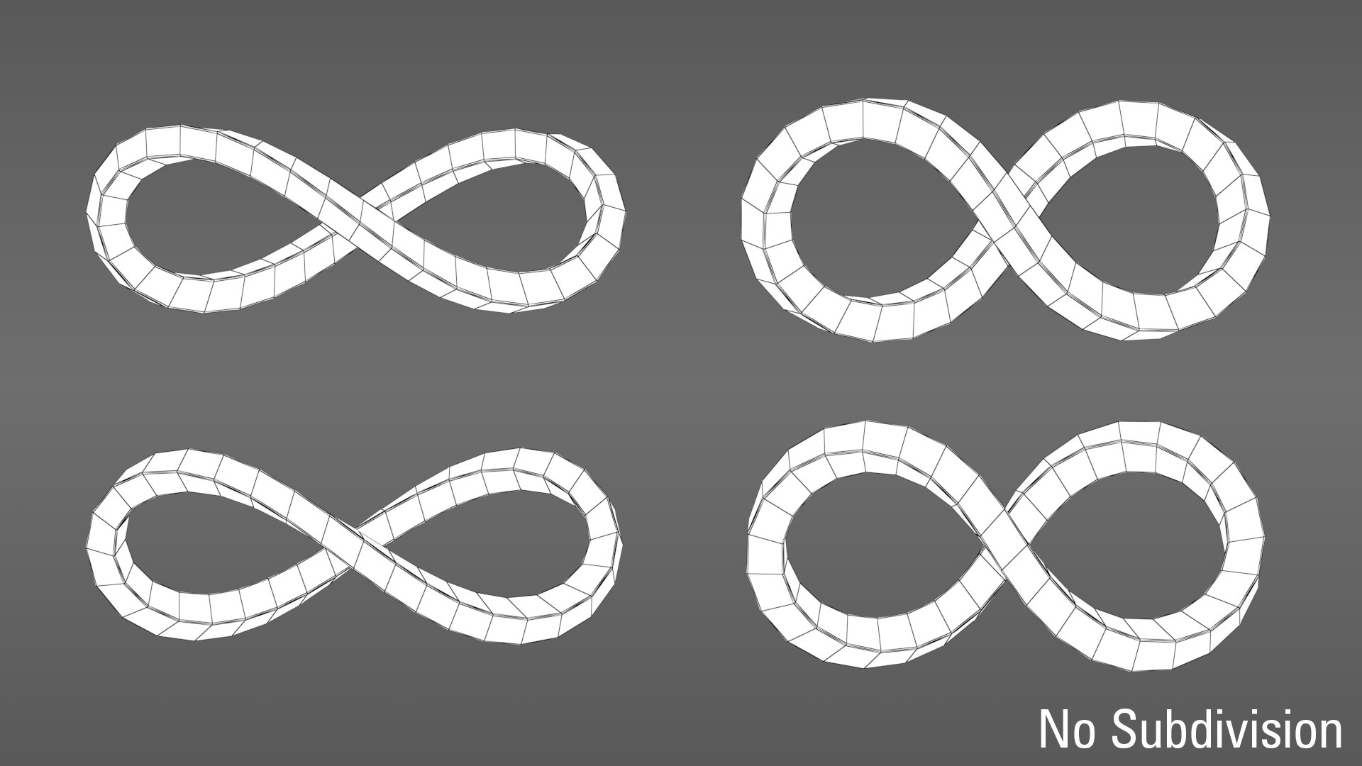 Infinity Symbols 3d Model