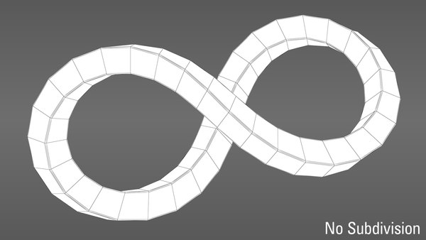 infinity symbols 3d model