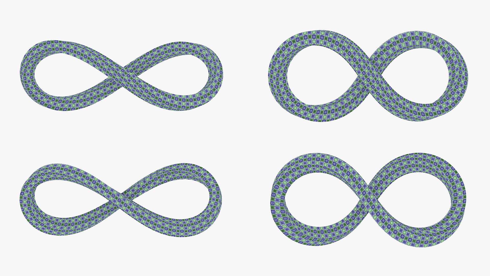 Infinity Symbols 3d Model