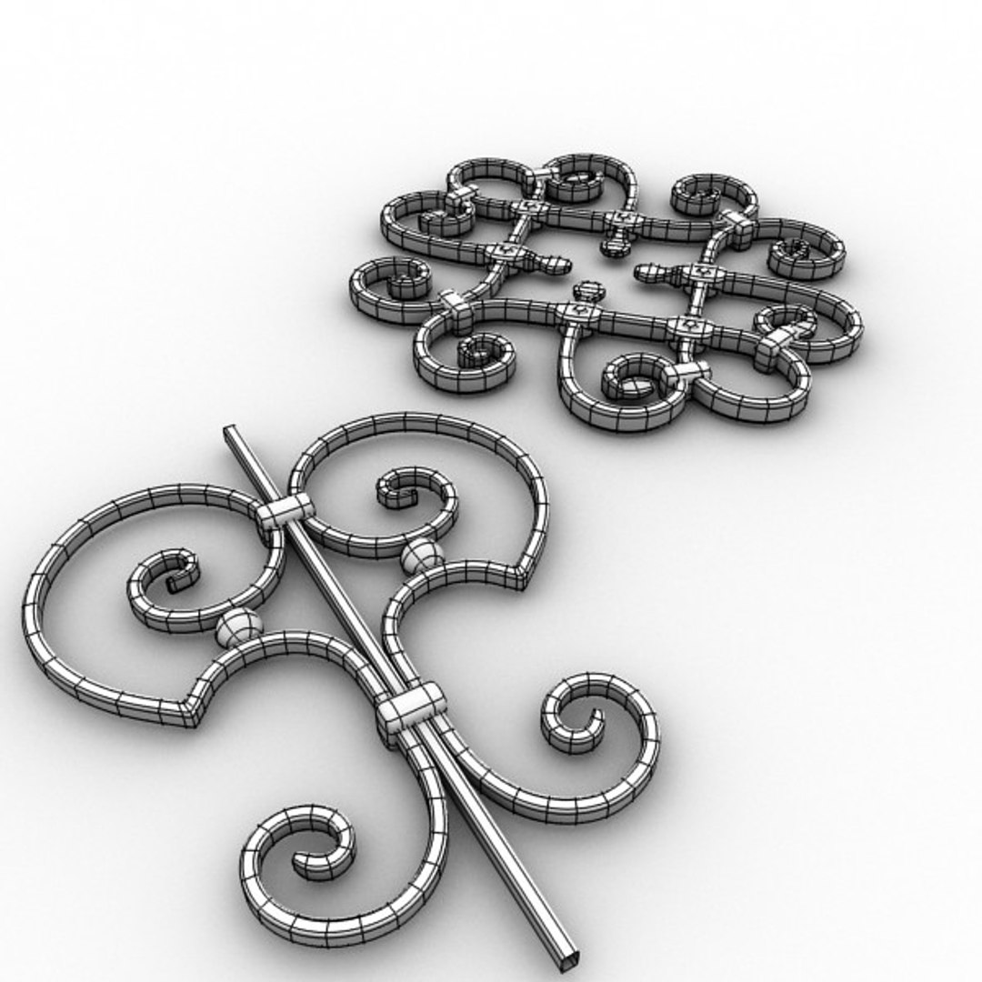 3d Model Wrought Iron