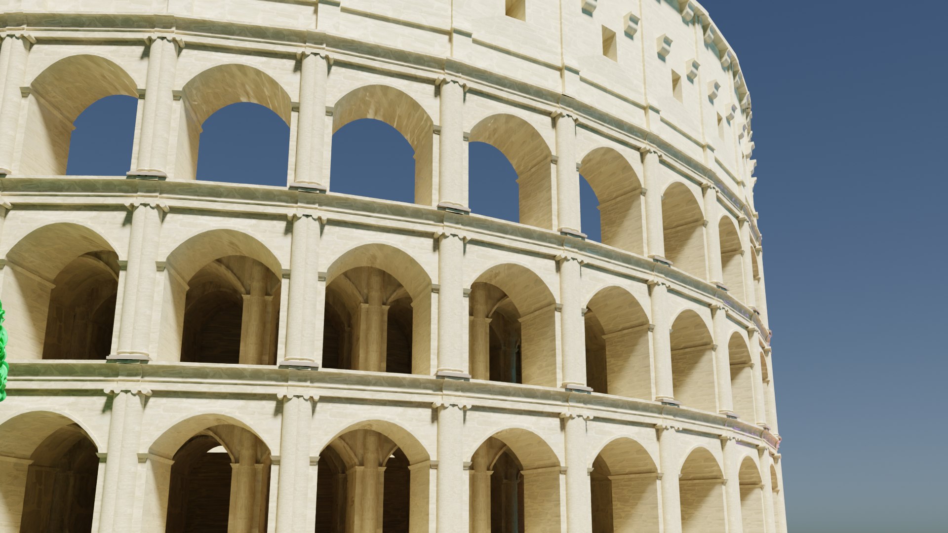 3D Colosseum Low-poly Model - TurboSquid 2144148