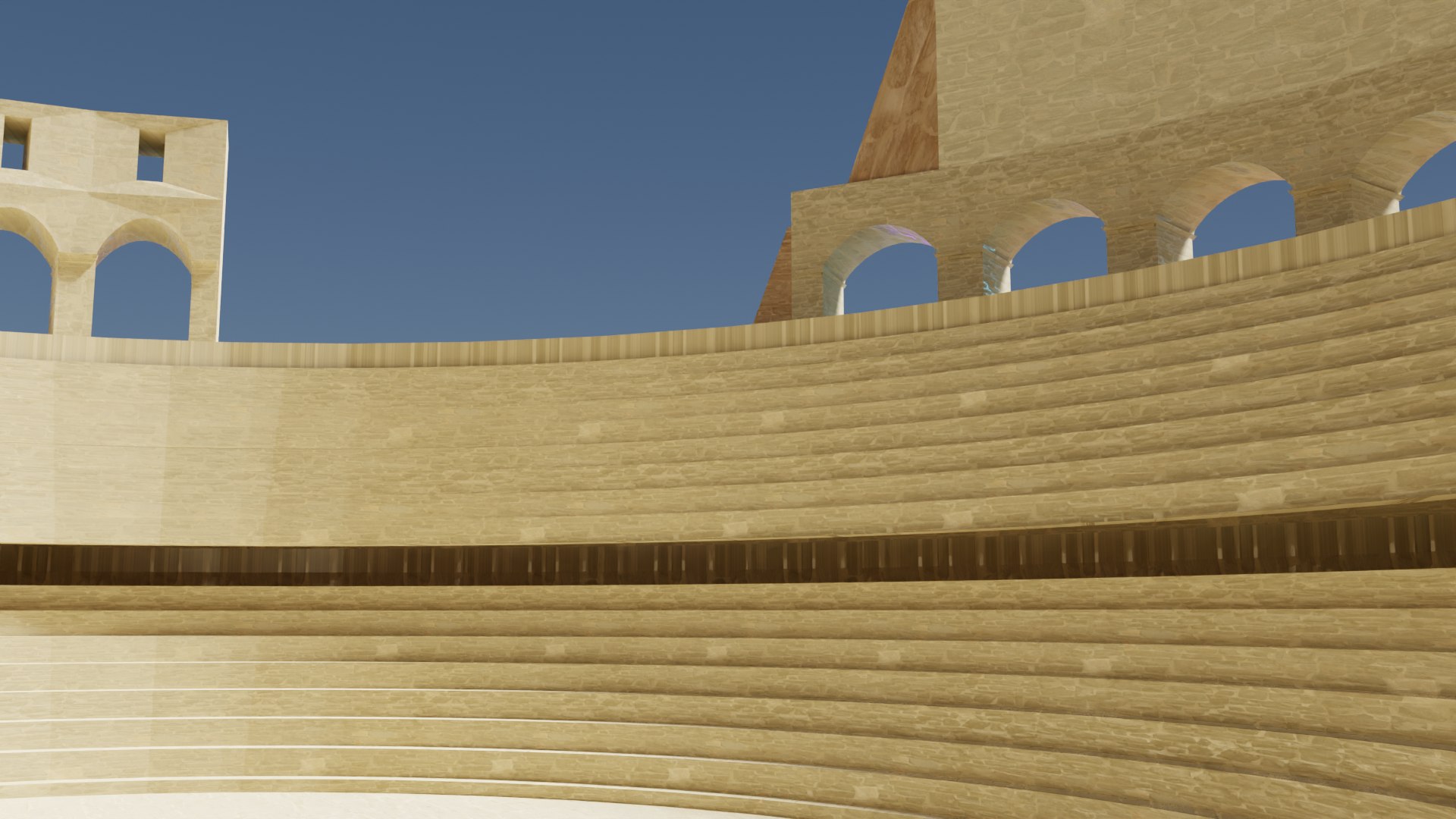 3D Colosseum Low-poly Model - TurboSquid 2144148