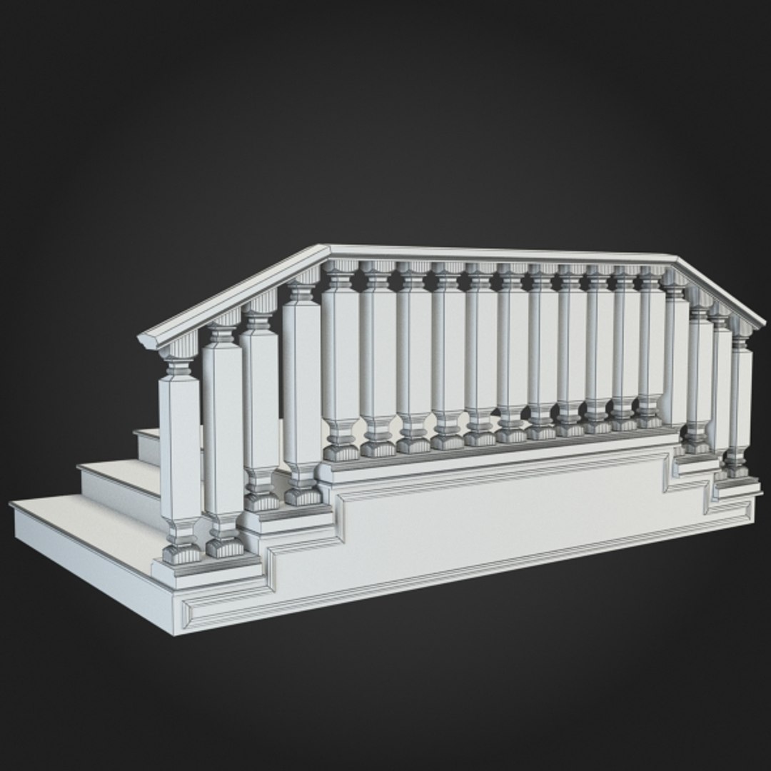 3d architectural modules model