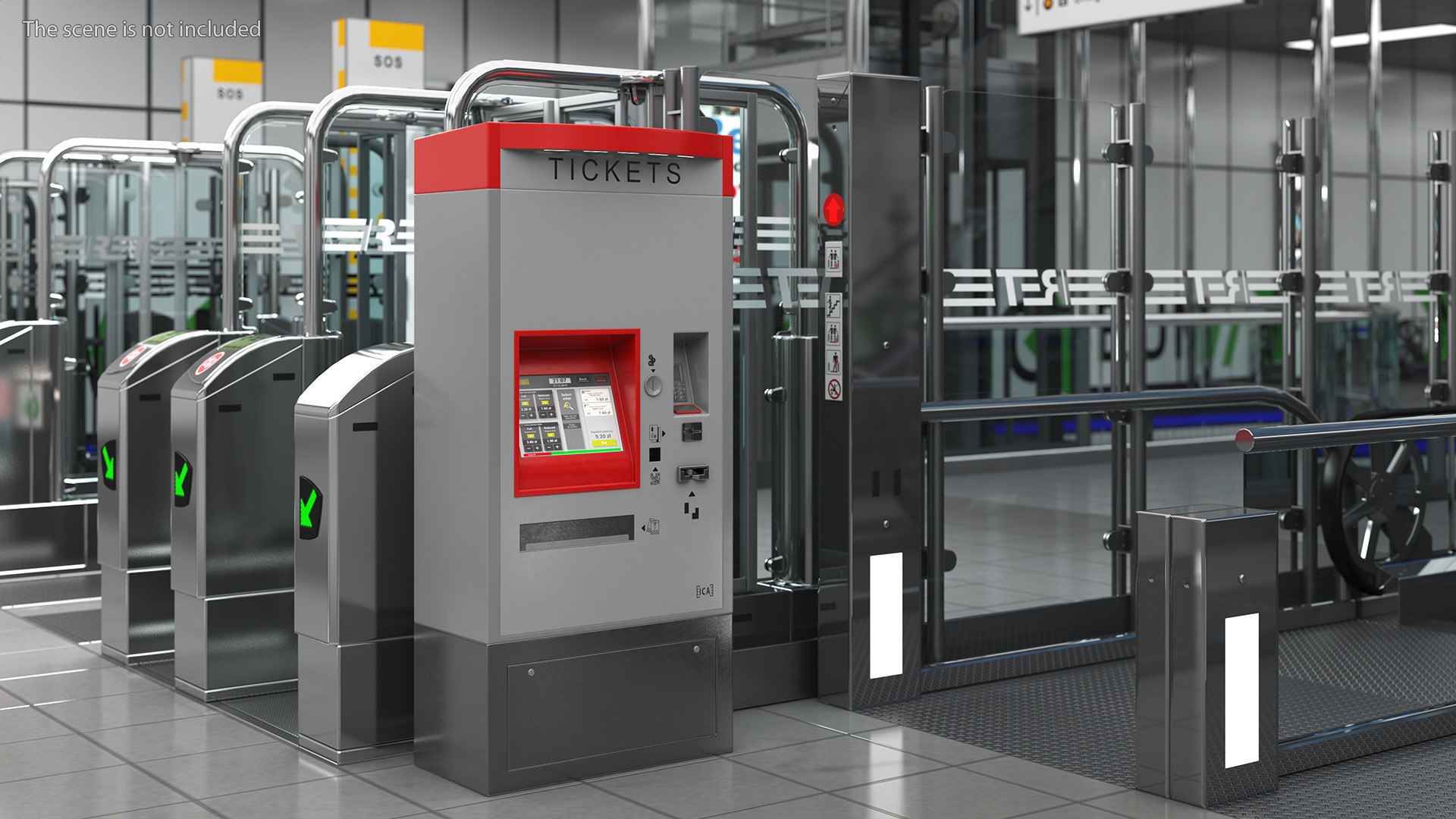 Ticket Vending Machine Grey ICA Traffic Model - TurboSquid 2270640