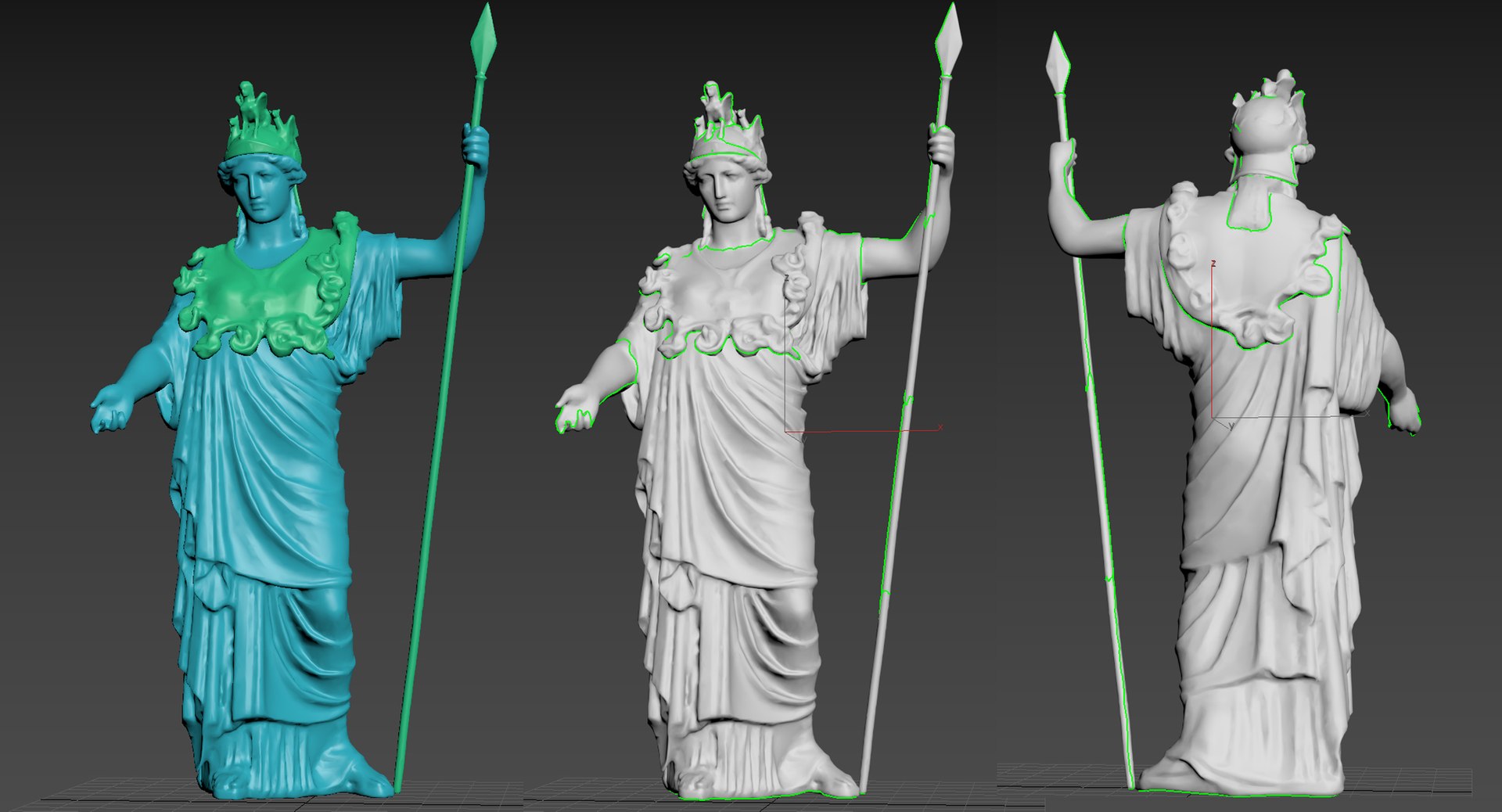 3D Olympian Greek Gods Collection1 model - TurboSquid 2128645