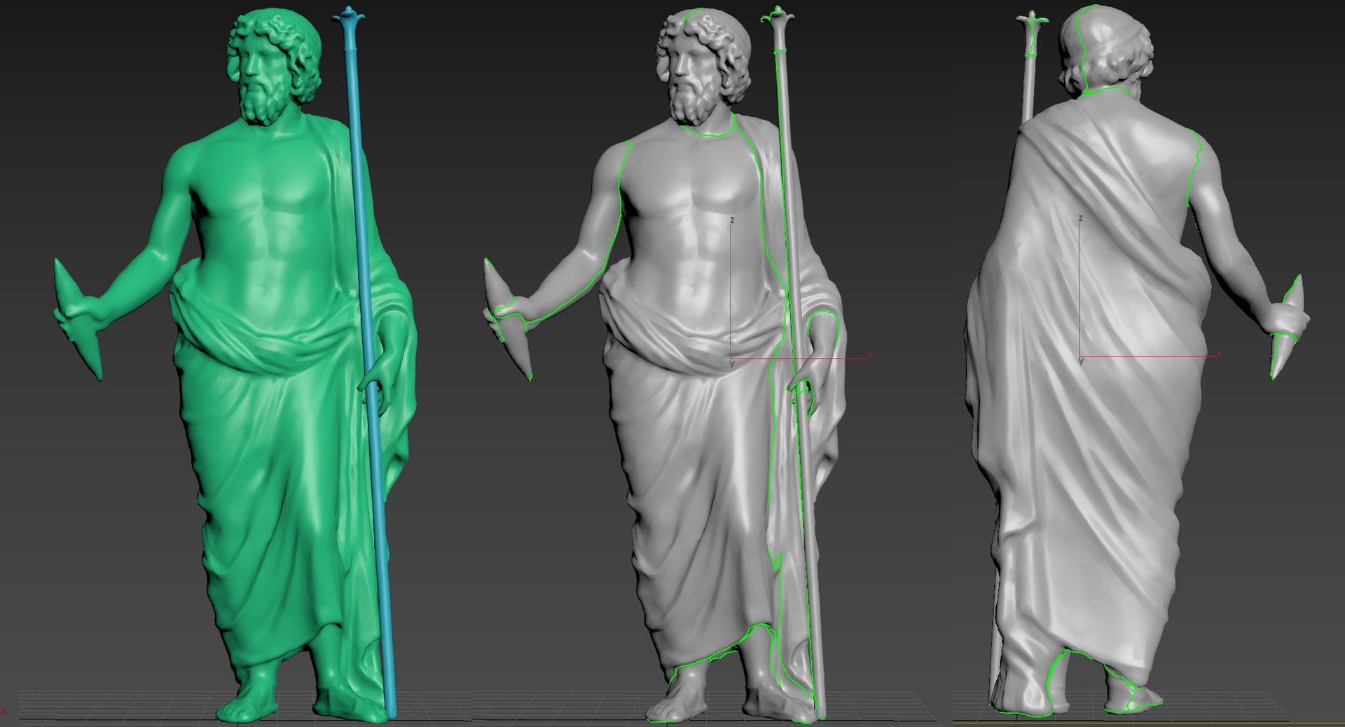 Olympian Greek Gods Collection 3D model - TurboSquid 2129129