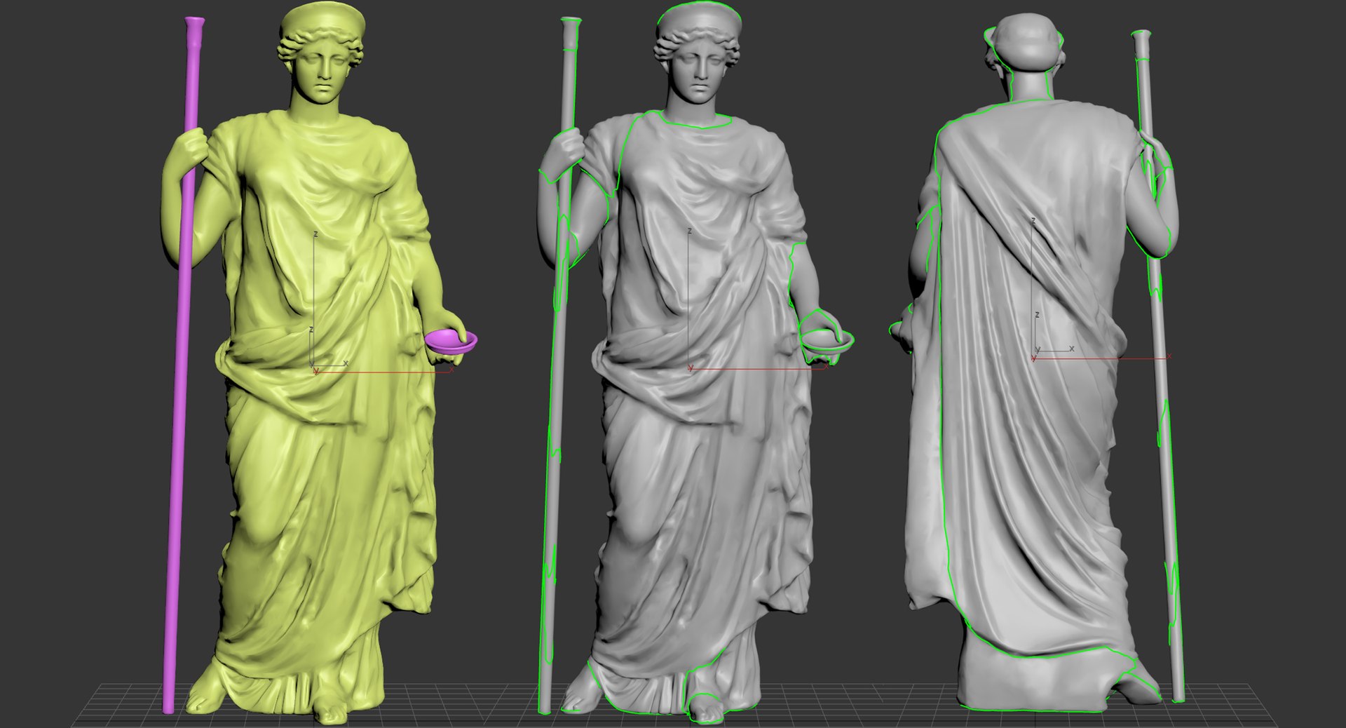 3D Olympian Greek Gods Collection1 model - TurboSquid 2128645