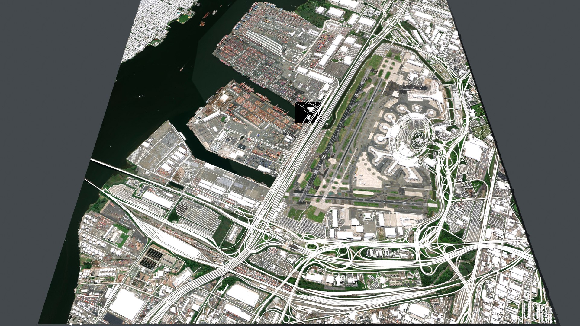 Newark Port 3D Model - TurboSquid 1896340