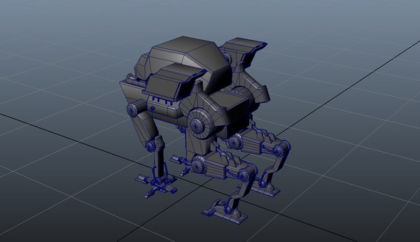 4-legged mech 3D model - TurboSquid 1271304