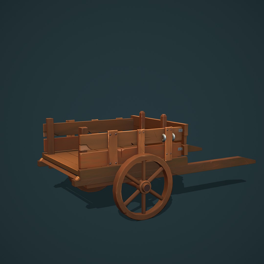 3D Stylized Hunting cart model - TurboSquid 2049572