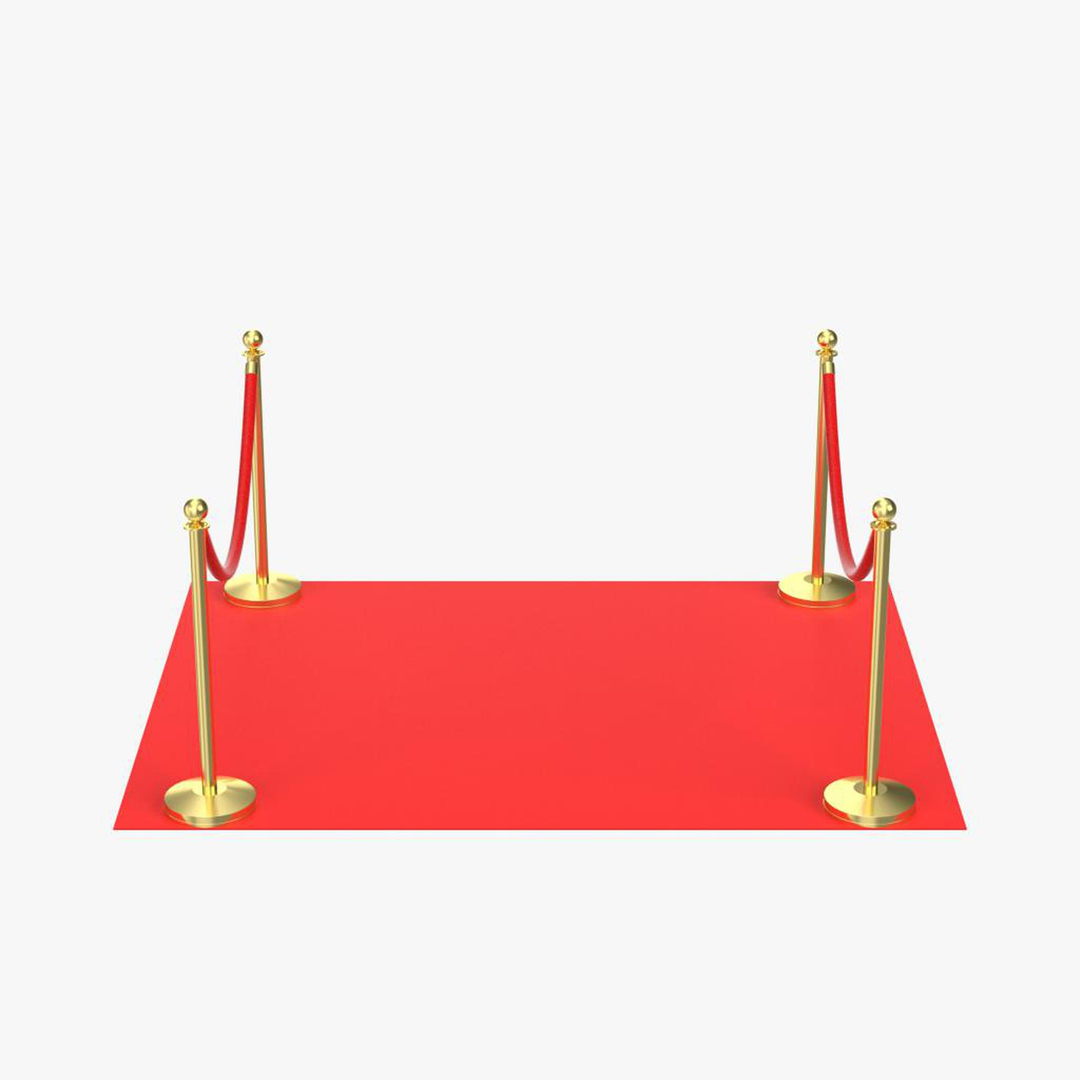 Red Carpet Module 3D Model - TurboSquid 1355390