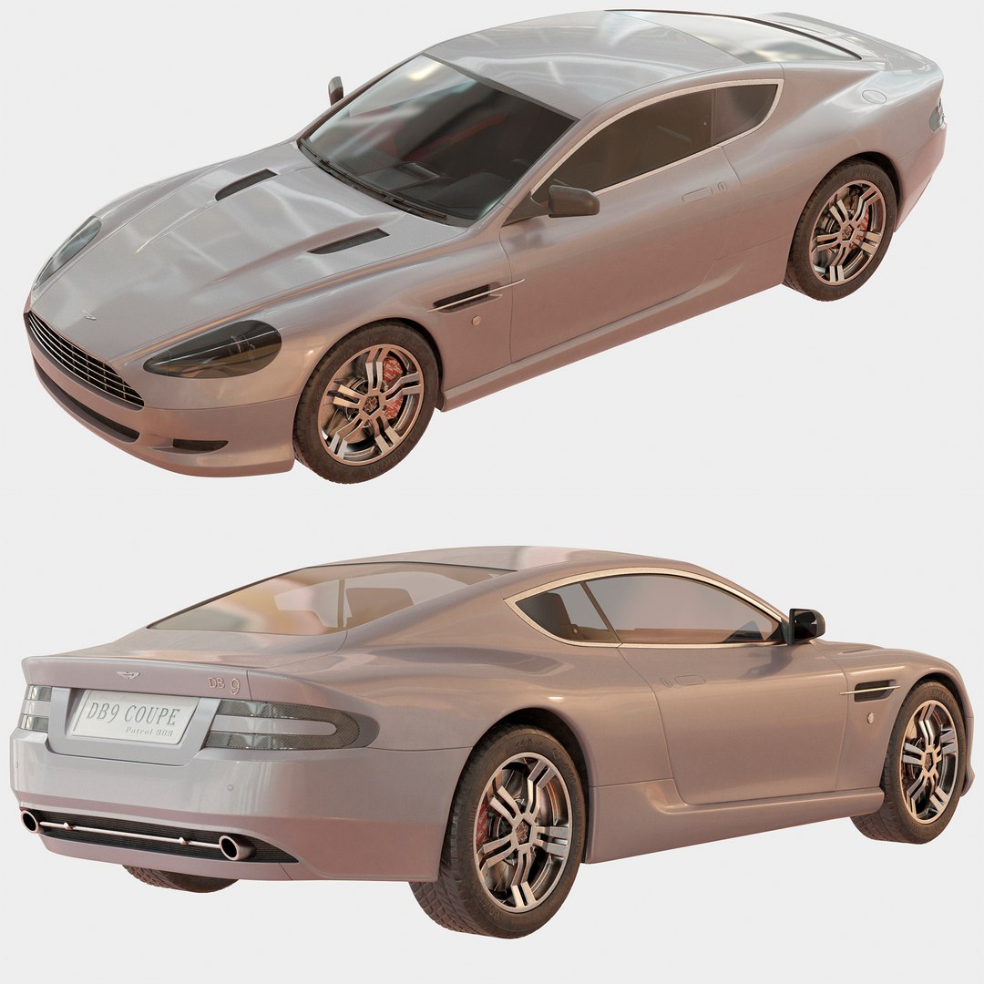 3D Aston Martin DB9 Car - TurboSquid 1743764
