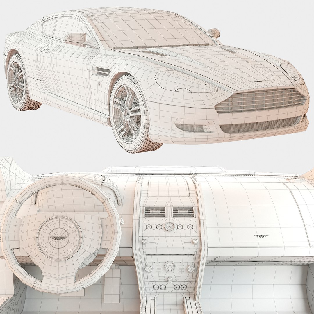 3D Aston Martin DB9 Car - TurboSquid 1743764
