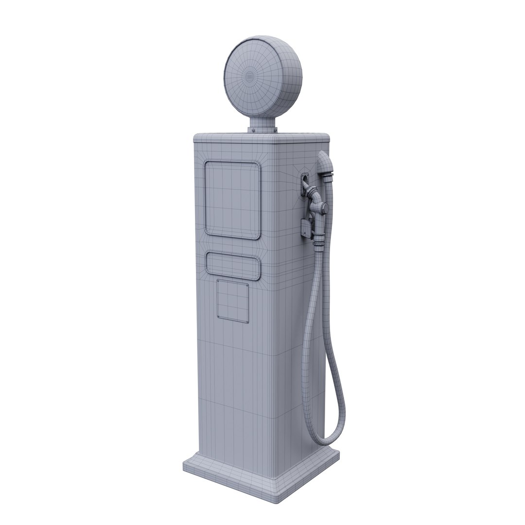 Vintage Fuel Pump 3D Model - TurboSquid 1626741