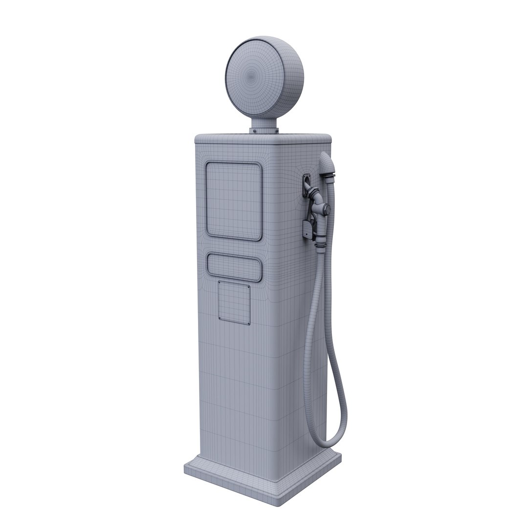 Vintage Fuel Pump 3D Model - TurboSquid 1626741