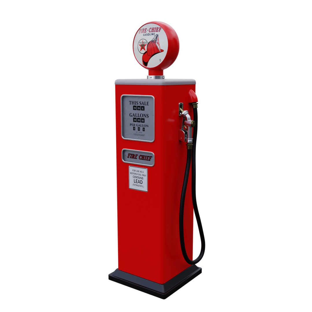 Vintage Fuel Pump 3D Model - TurboSquid 1626741
