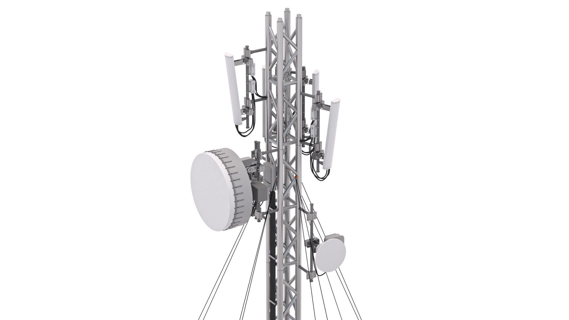 3D Cell Tower Station - TurboSquid 2328516