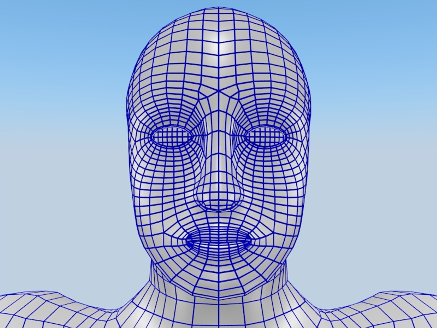 Low-poly Human Texturing 3d Model