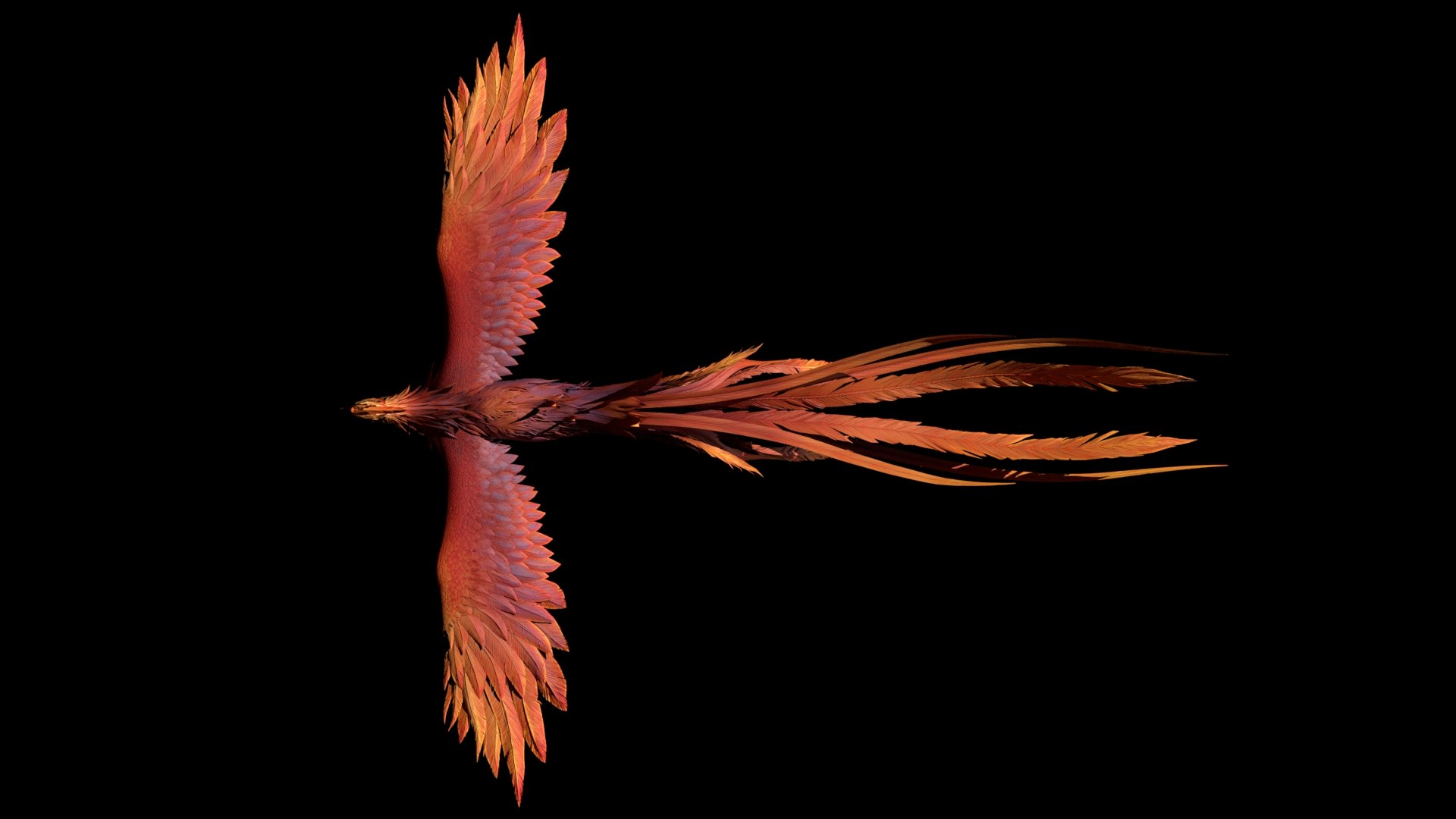Phoenix The Fire - Bird The Divine Bird 3D - TurboSquid 2398755