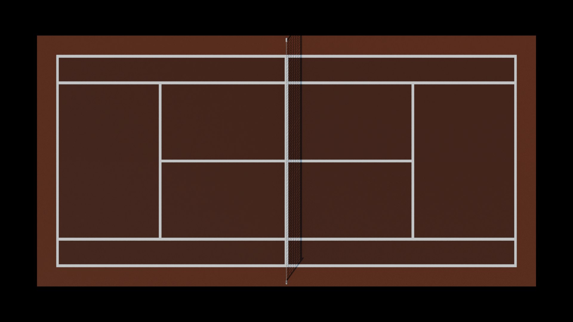 3D Tennis Court V12 Model - TurboSquid 2057009
