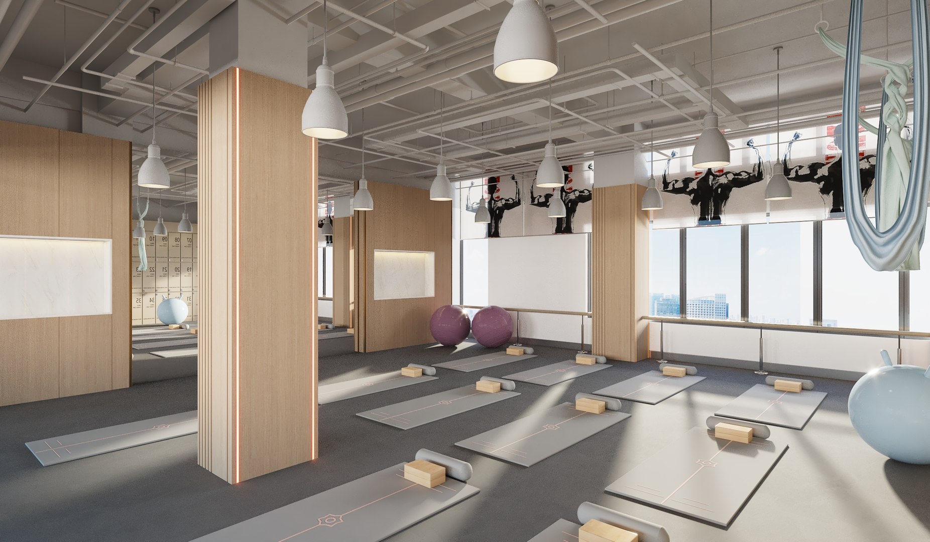 Fitness Center Gym 3D Model 3D - TurboSquid 2333904