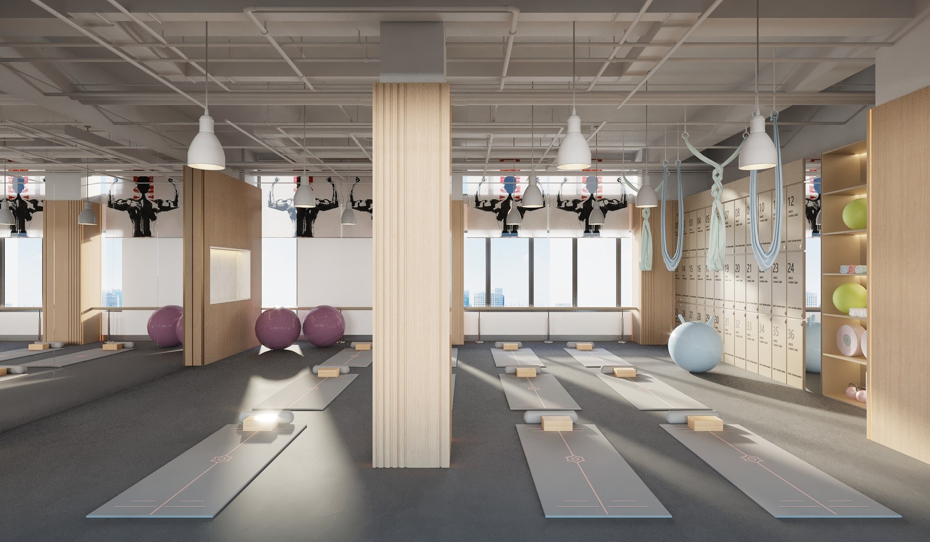Fitness Center Gym 3D Model 3D - TurboSquid 2333904