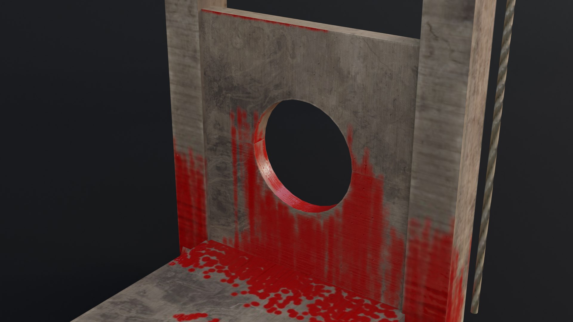 3D Medieval Props Guillotine Game Ready Low Poly 3D Model - TurboSquid ...