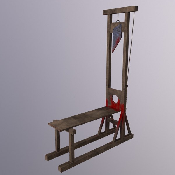 3D Medieval Props Guillotine Game Ready Low Poly 3D Model - TurboSquid ...