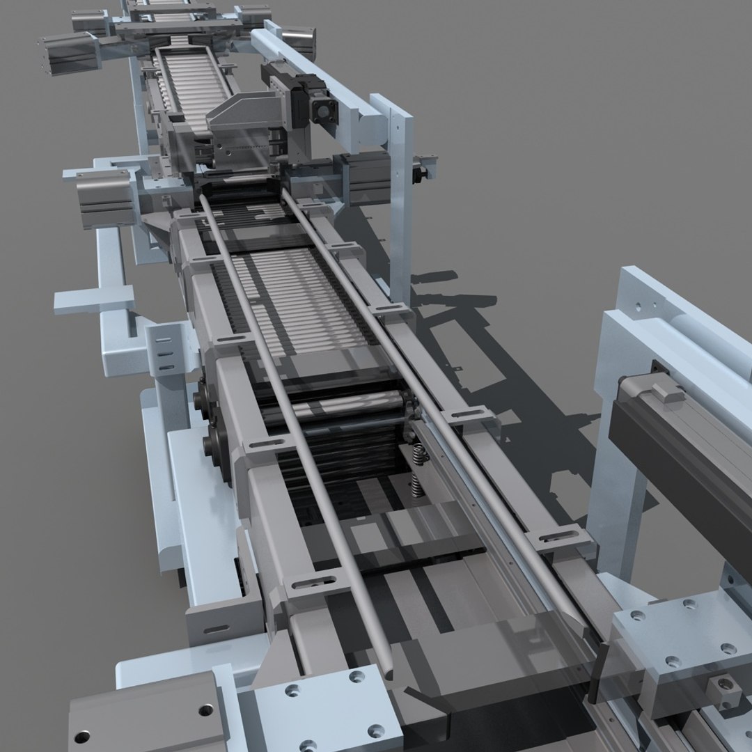 3d Max Automatic Production Line