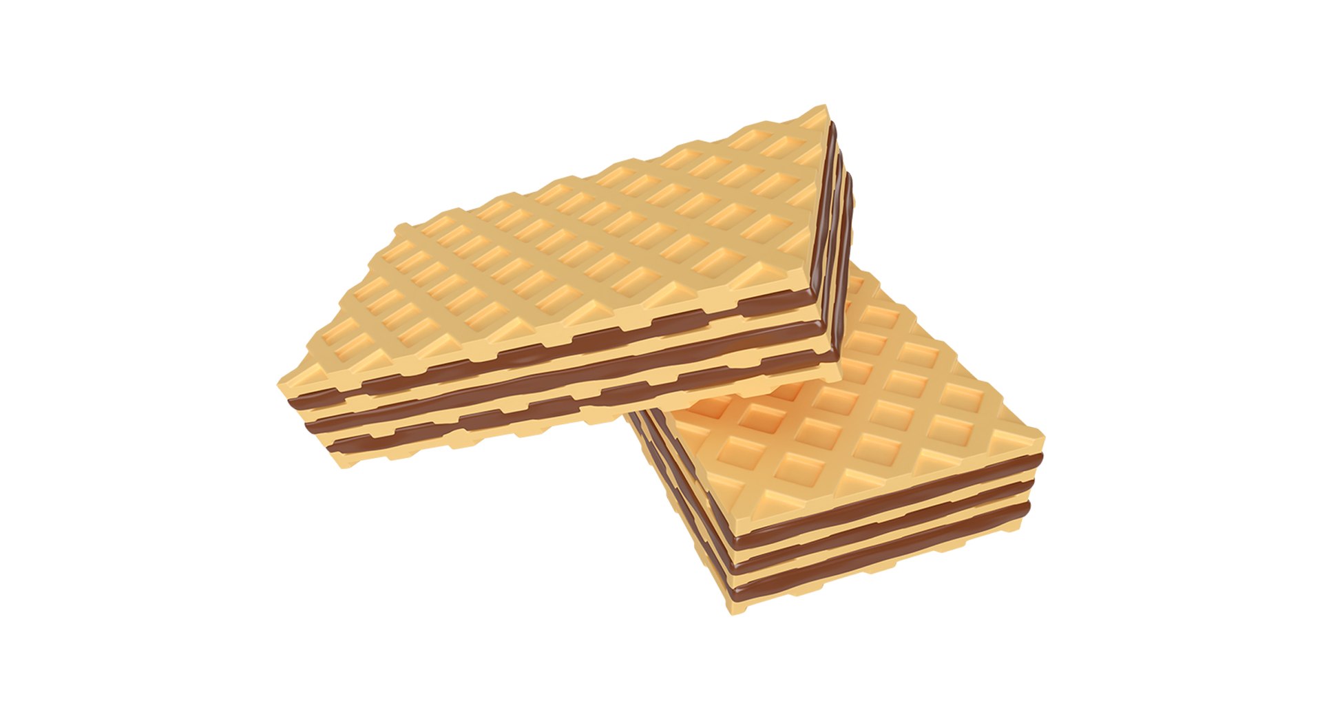 Cartoon Wafer 3D Model - TurboSquid 1967731