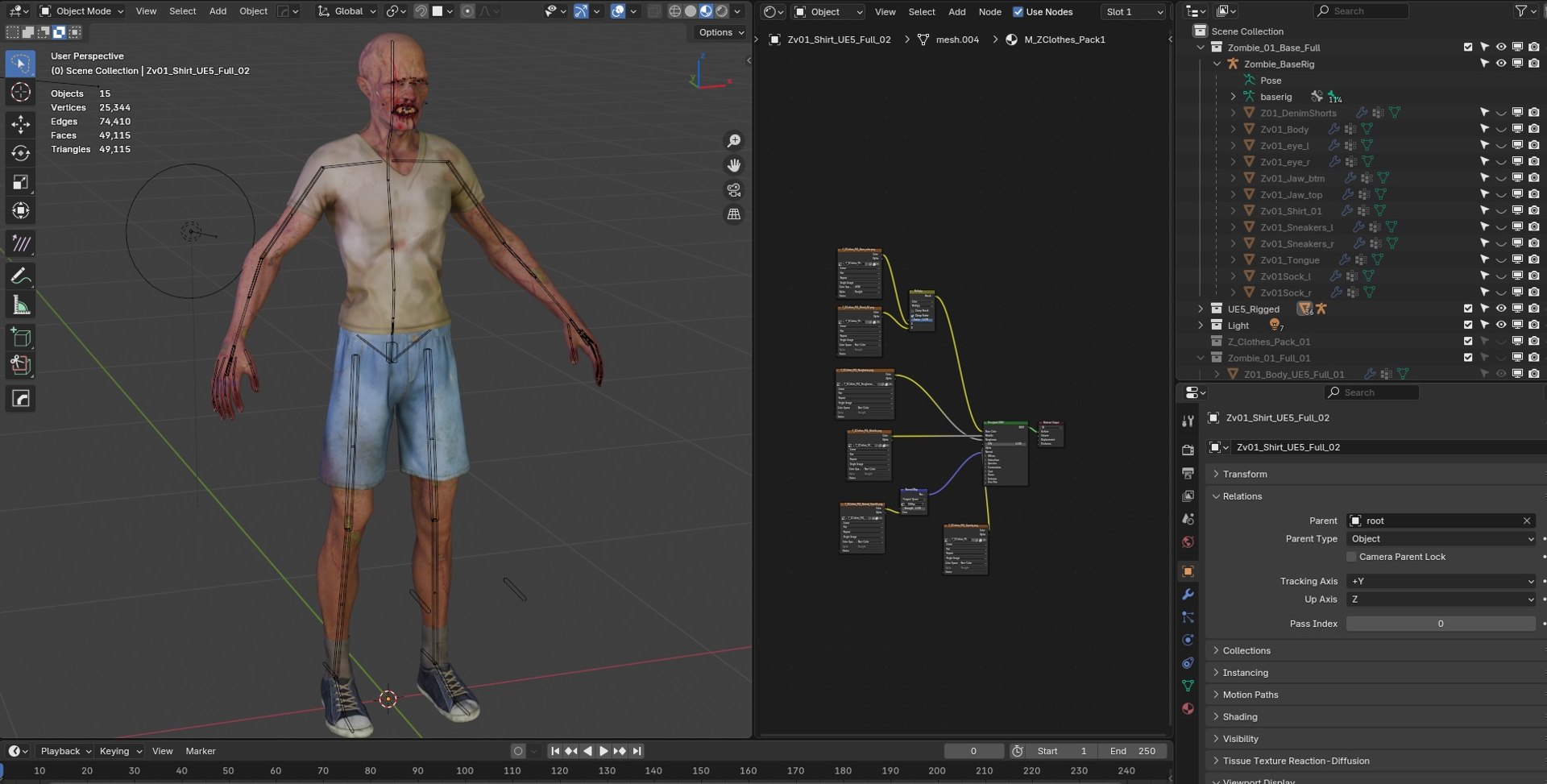 3D Realistic Zombie 01 Model - TurboSquid 2325443