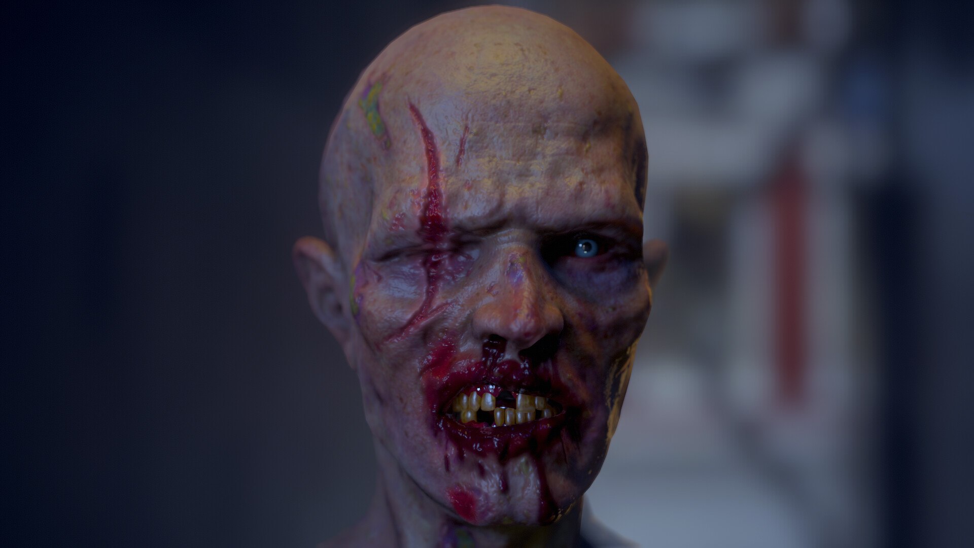 3D Realistic Zombie 01 Model - TurboSquid 2325443