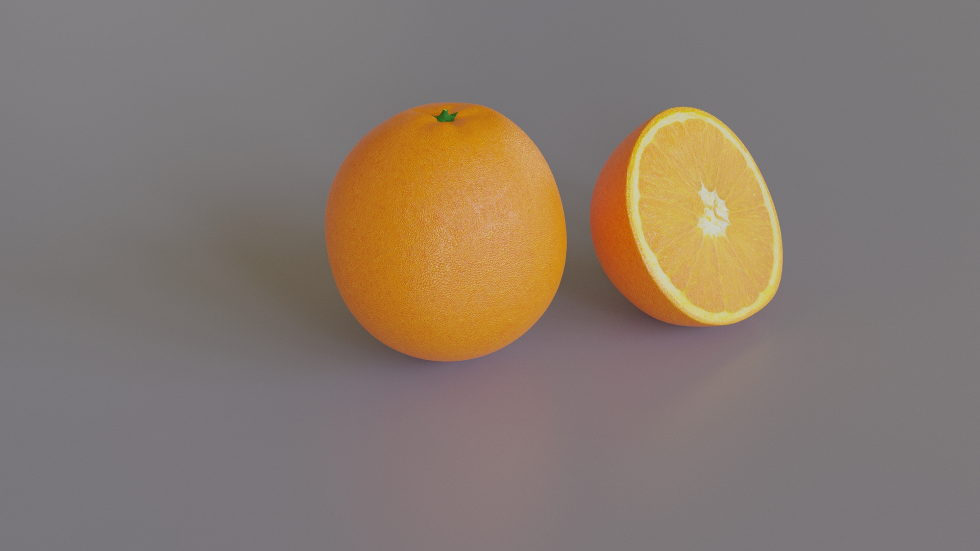 Realistic orange 3D model - TurboSquid 1477318