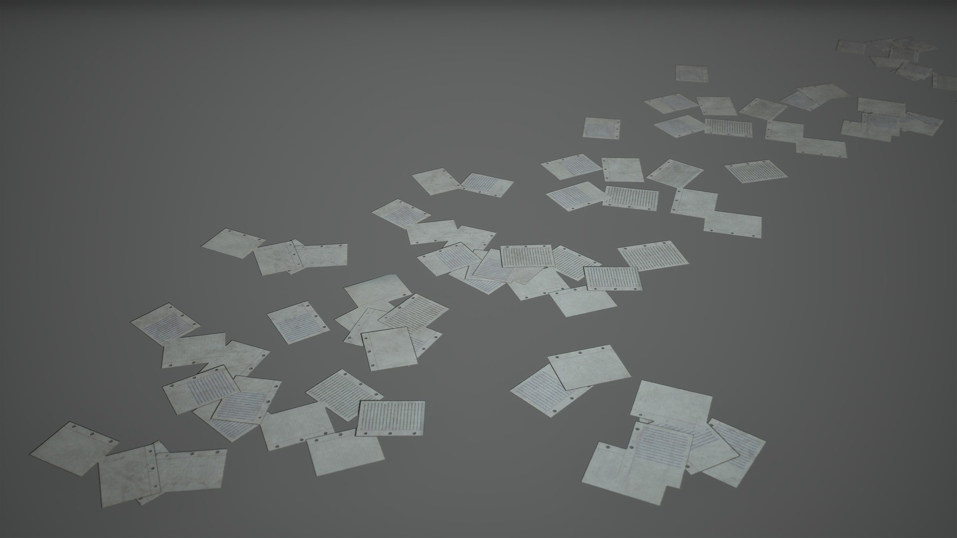 3D Paper Pile - TurboSquid 1728334