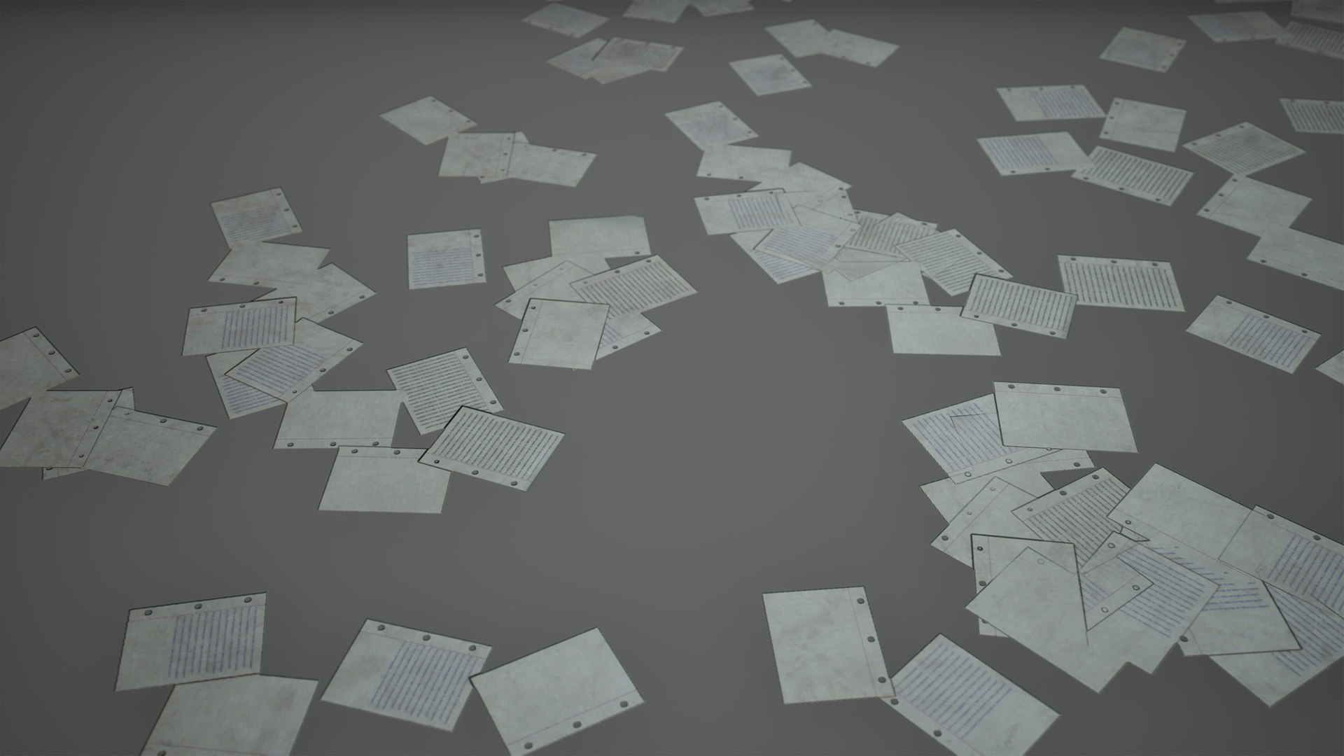 3D Paper Pile - TurboSquid 1728334