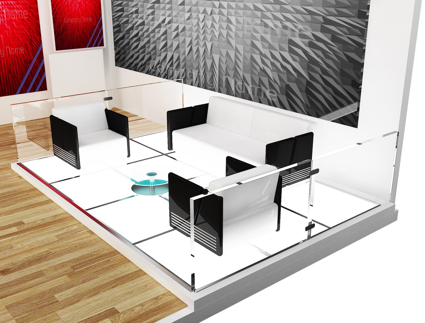 Stand Exhibition Booth Model - TurboSquid 1639542