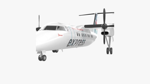 modelo 3d De Havilland Canadá DHC-8-100 - TurboSquid 2144235