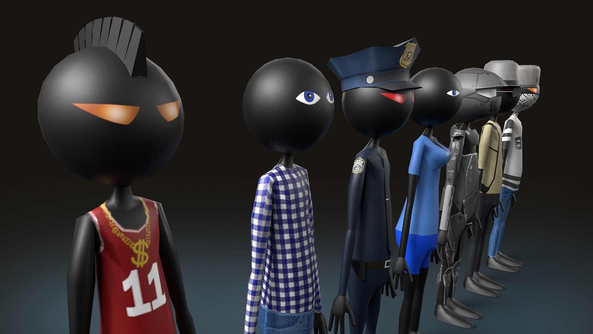 3D Dummy Pack 2 - TurboSquid 2333573