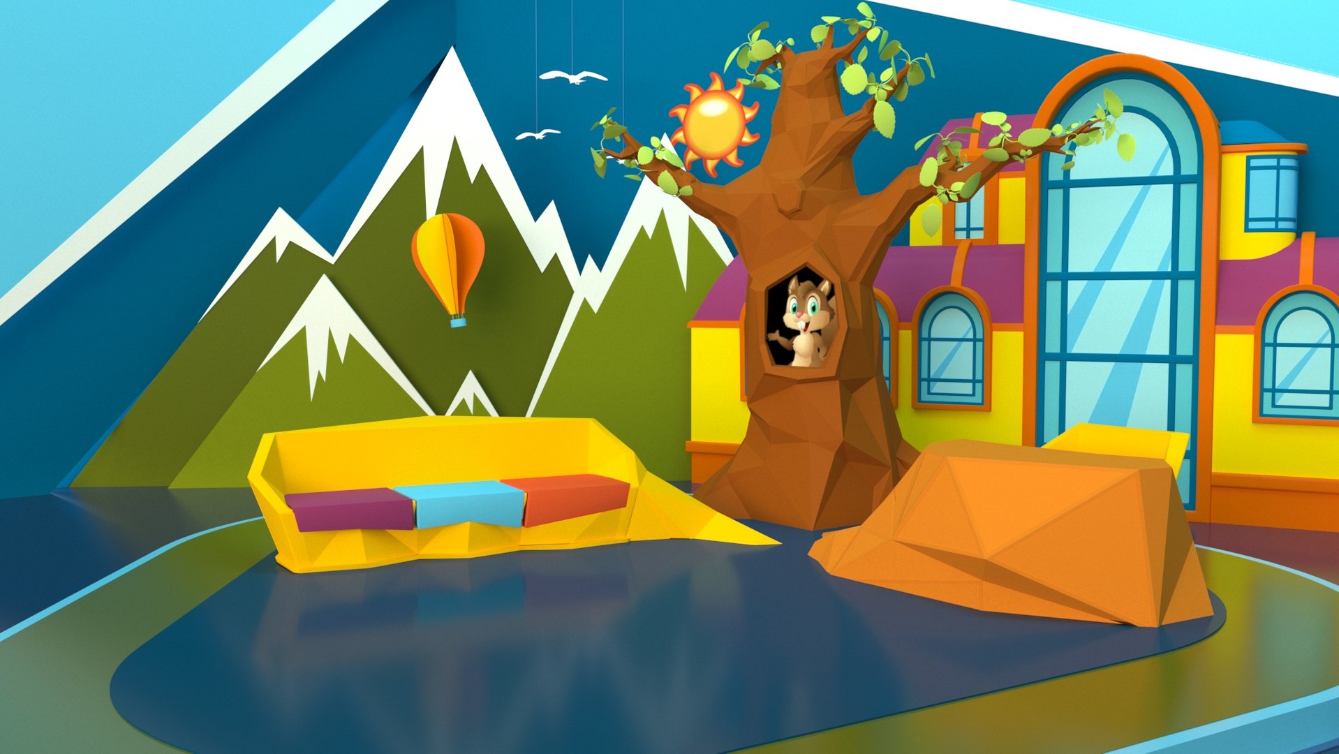 3D Child Tv Studio Competition Design - TurboSquid 1764723