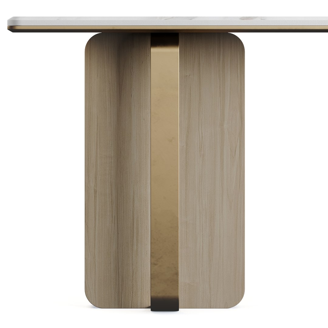 Ana Roque Beige BLOCK Console Table 3D Model - TurboSquid 1986247