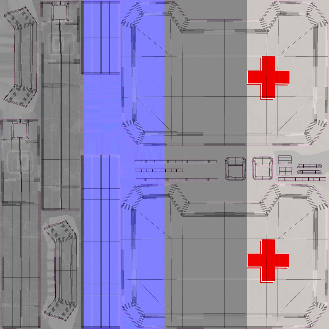 3D First Aid Kit - TurboSquid 1849923