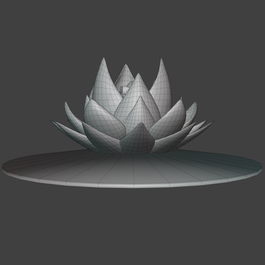 3D Model Rainbow Lotus - TurboSquid 2041602
