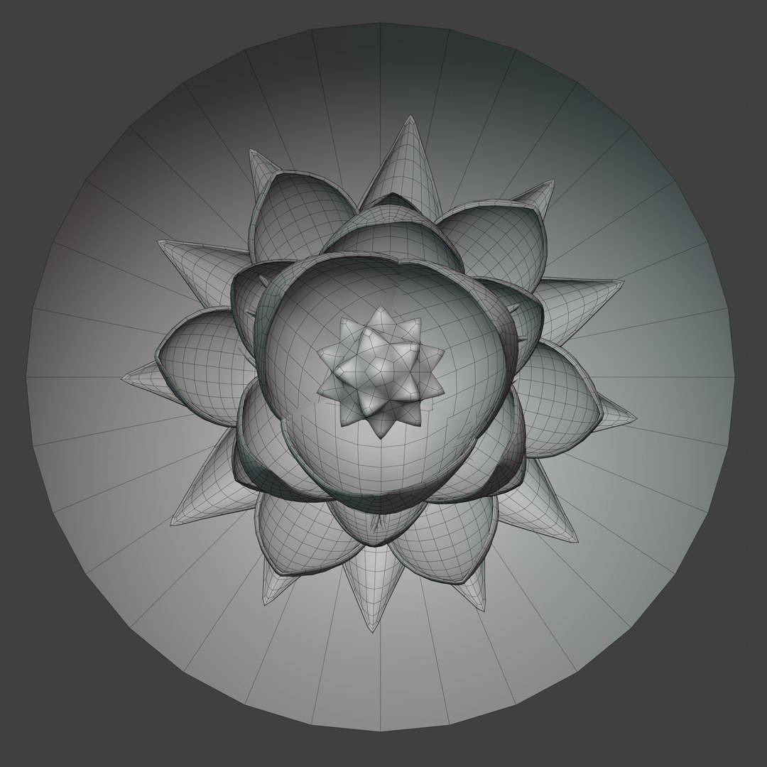 3D Model Rainbow Lotus - TurboSquid 2041602