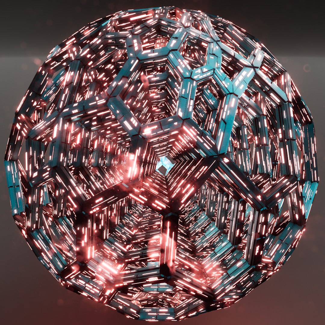 Animated Voronoi Sphere Model - TurboSquid 2416946