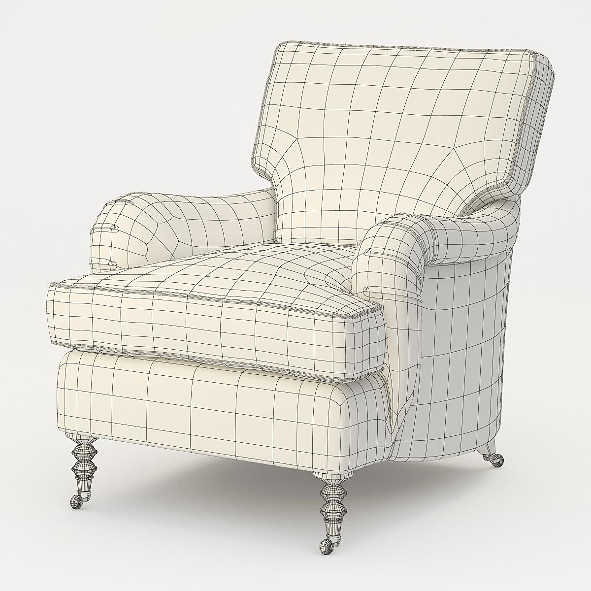 armchair george smith chairs 3d max