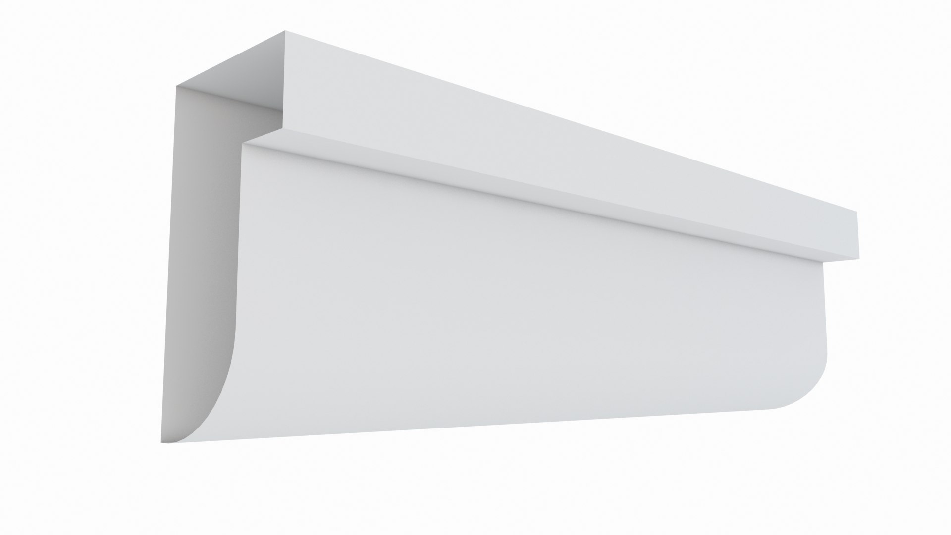 Cornice 72 Straight 3D Model - TurboSquid 2002520