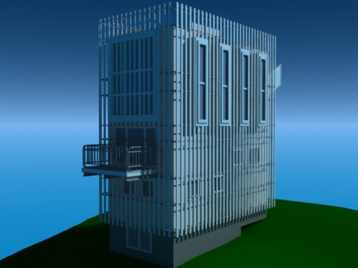 3d Max Modern Architecture Home