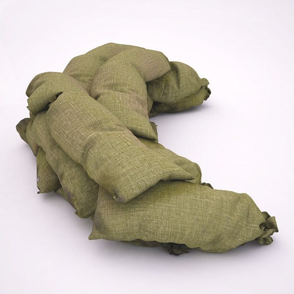 Sandbags 3D Models for Download | TurboSquid