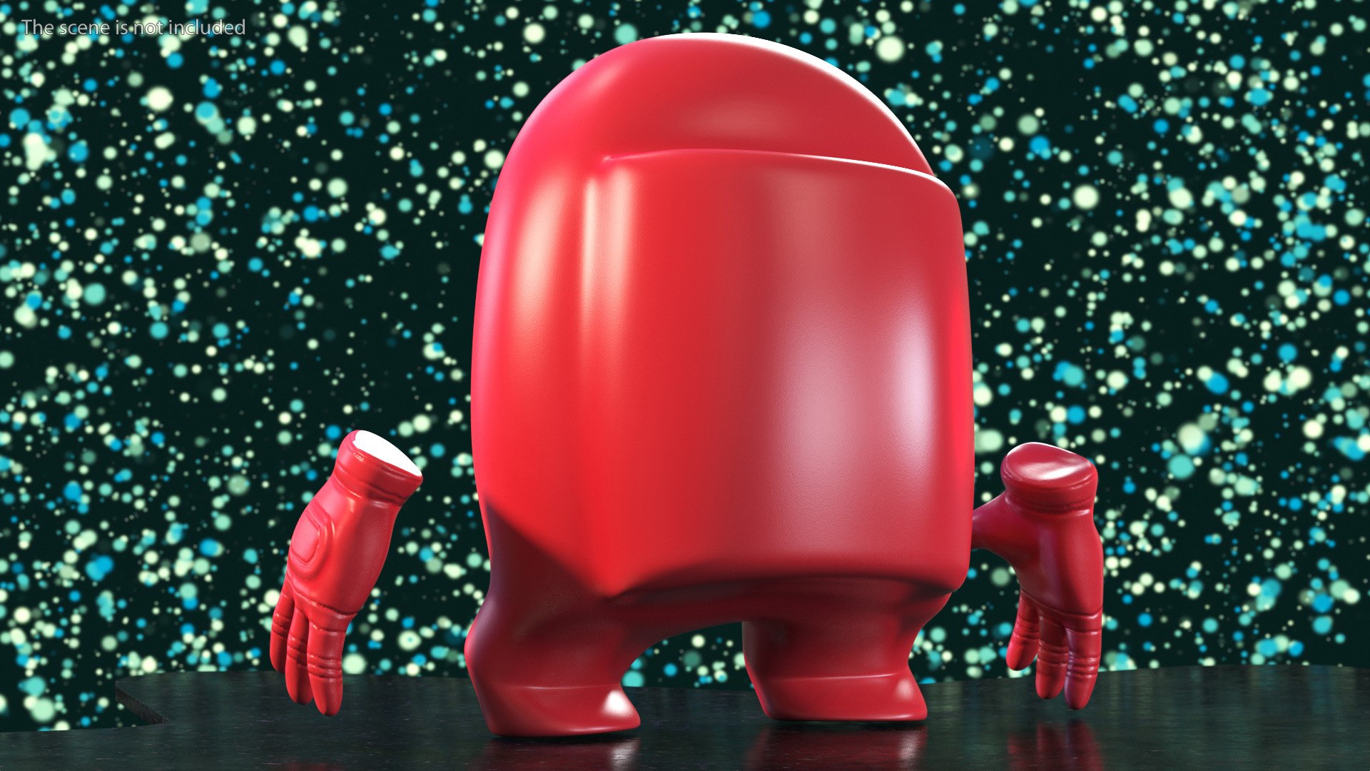 Among Us Red Character Sad 3D Model - TurboSquid 2003863